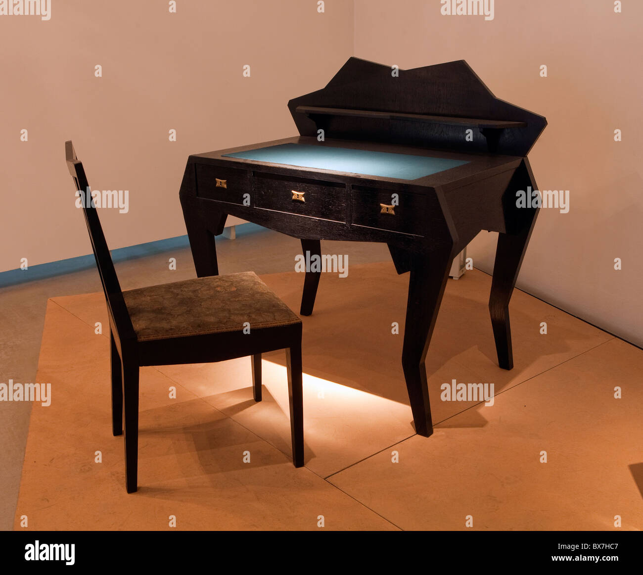 cubist, writing-desk, table, bureau, House of the Black Madonna, Prague ...
