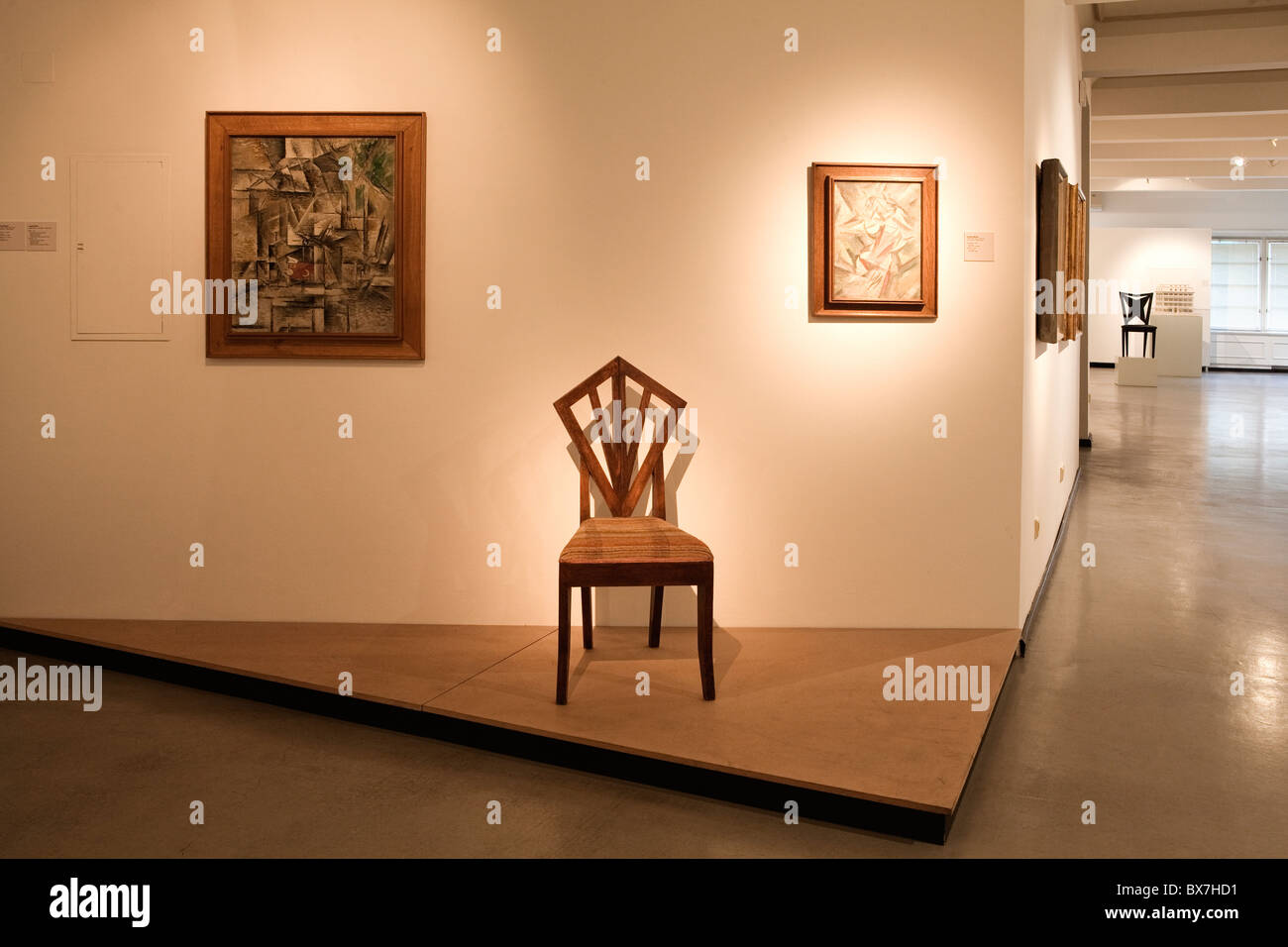 Cubist building House of the Black Madonna, museum of Cubism Stock ...