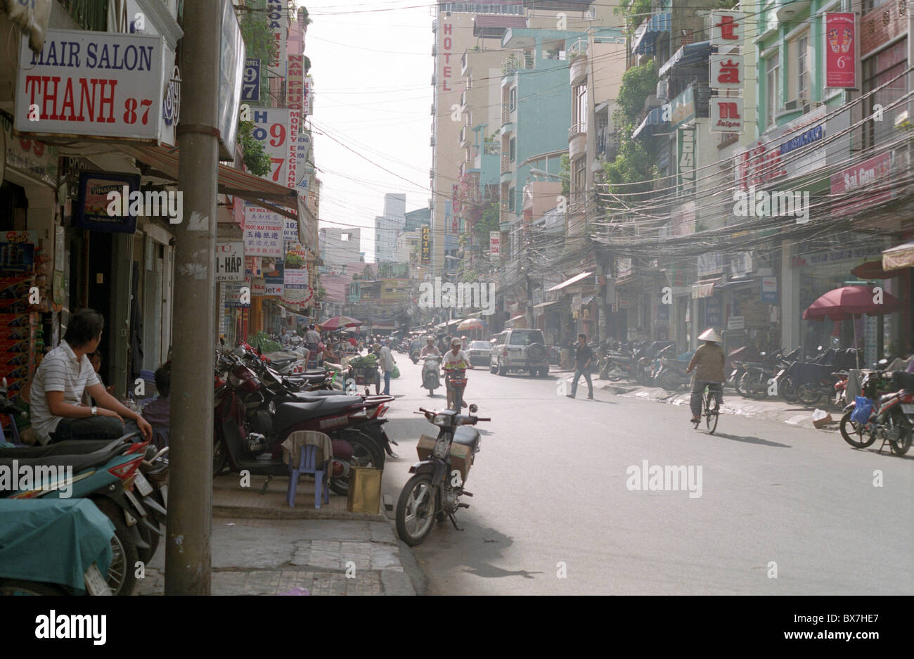 Ho Chi Min City, Saigon, street Stock Photo - Alamy