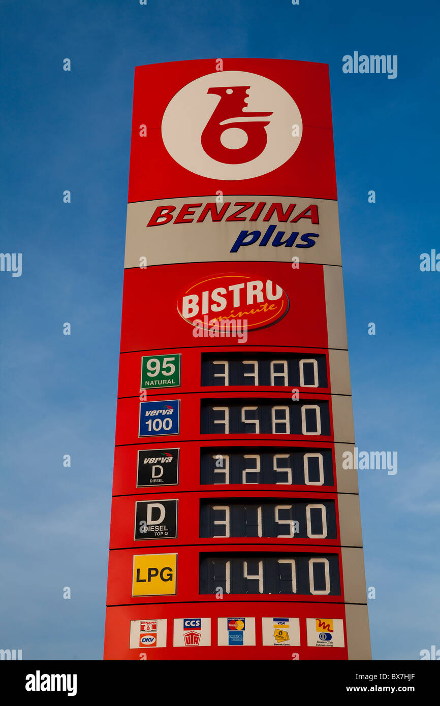 Logo benzina hi-res stock photography and images - Alamy