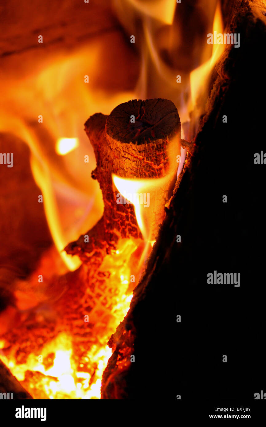 Burned Wood Log High Resolution Stock Photography and Images - Alamy