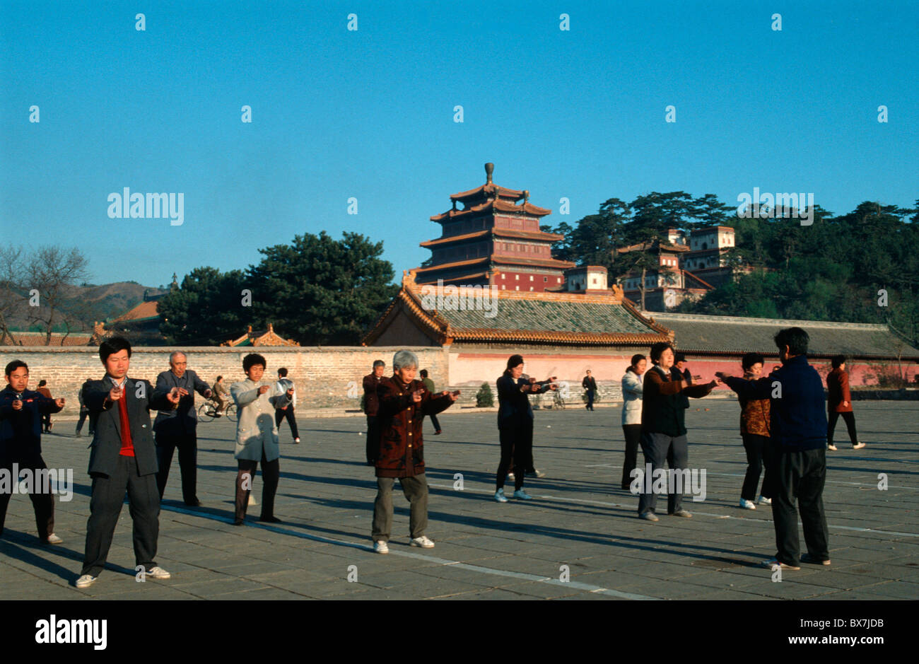 TaiJiQuan in Front of Puning Temple (Puning Si) in Chengde, World ...