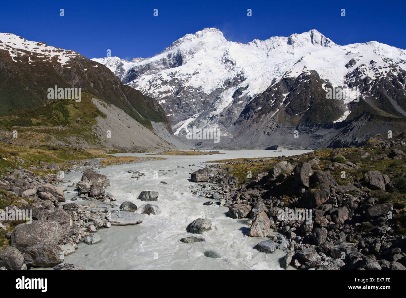 Mount cook valley hi-res stock photography and images - Alamy