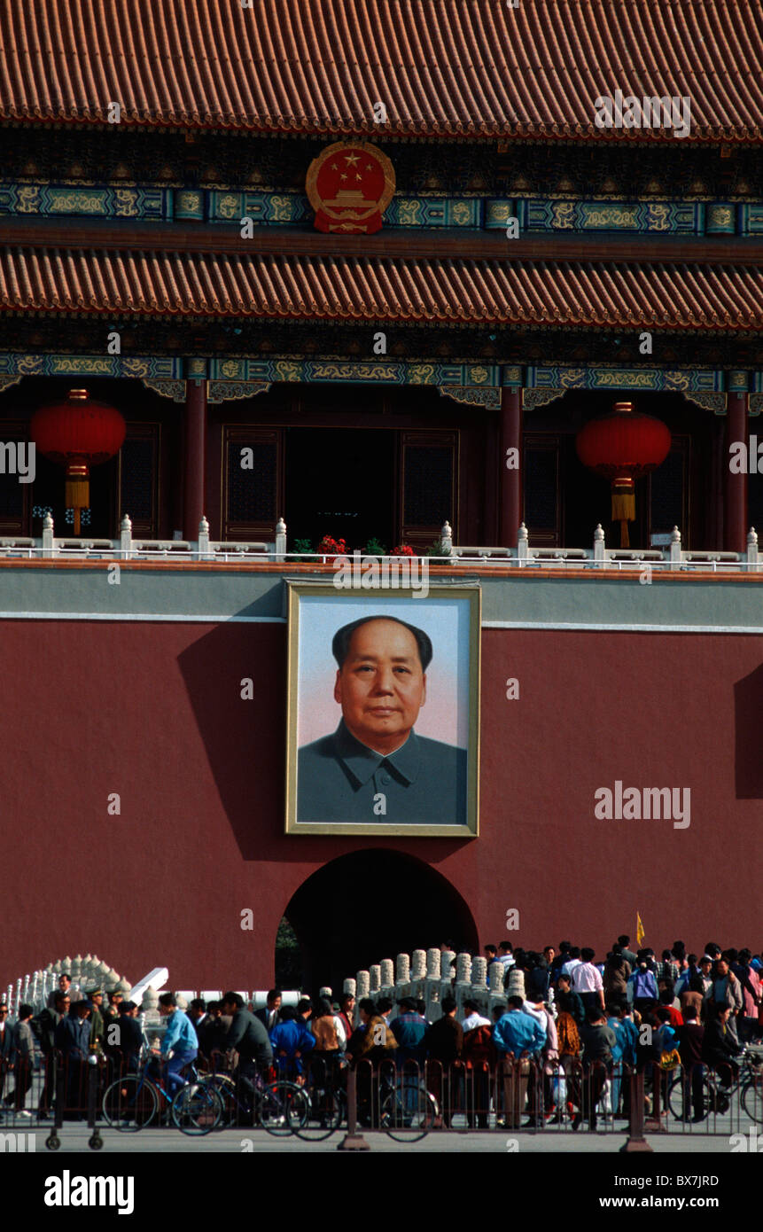 Gate of Heavenly Peace = Tianmen Gate (Tian'AnMen), Beijing Stock Photo ...