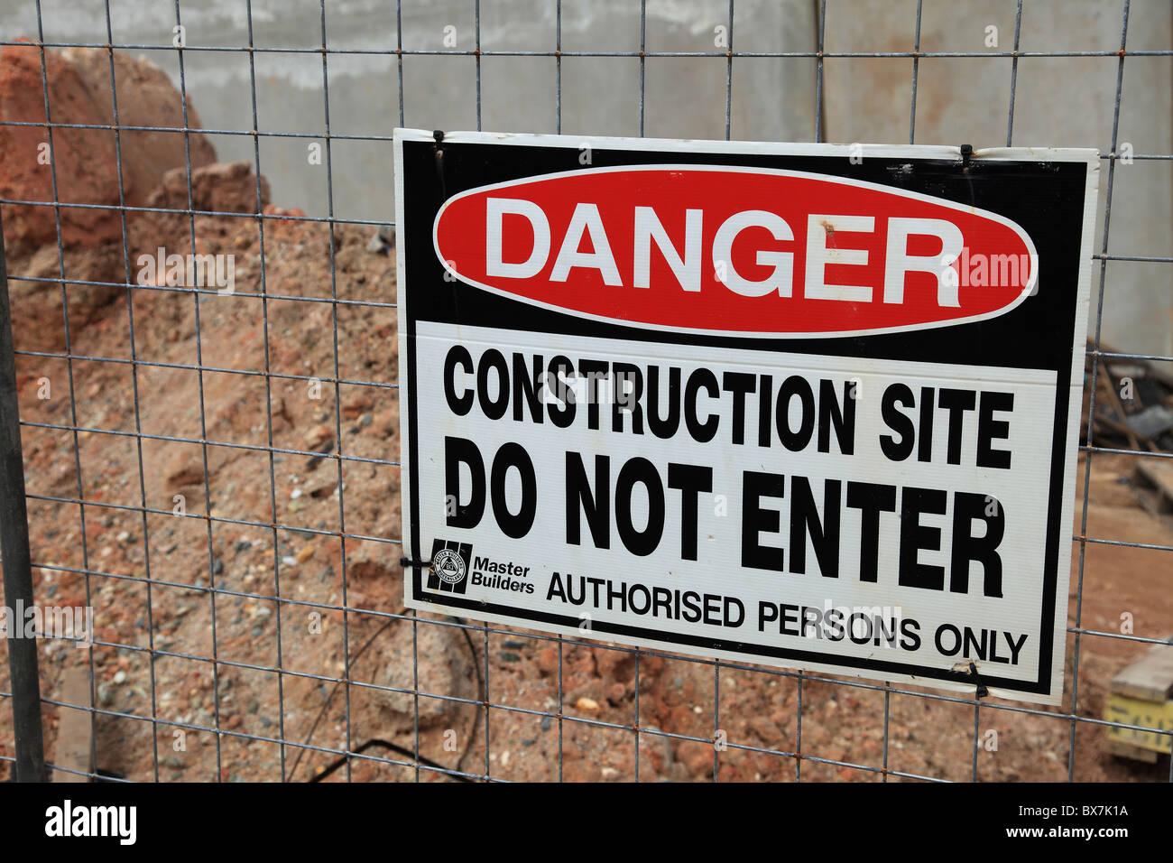 Construction site fence hi-res stock photography and images - Alamy