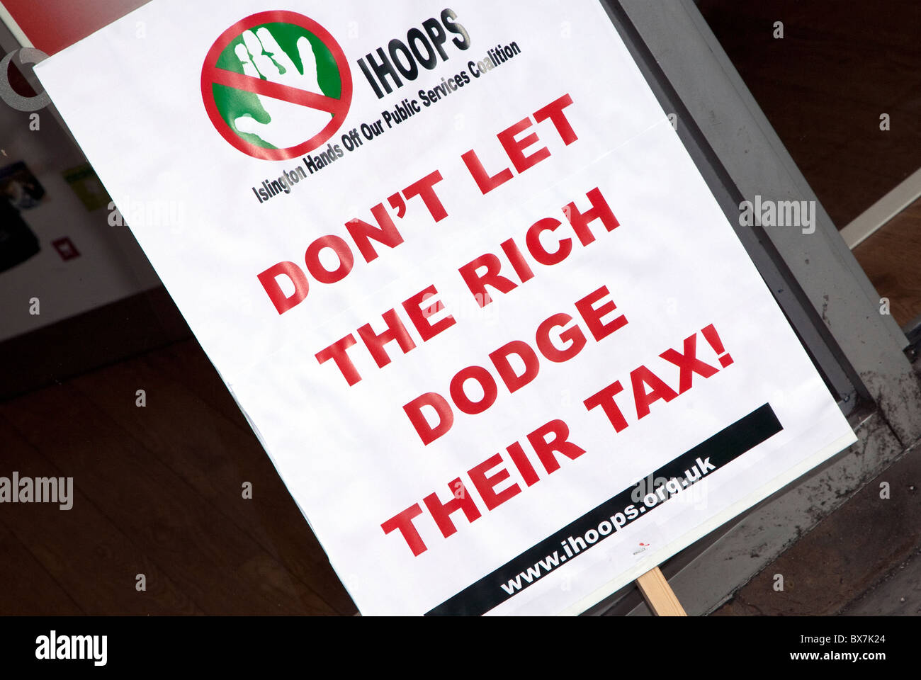 Tax dodge protest hi-res stock photography and images - Alamy