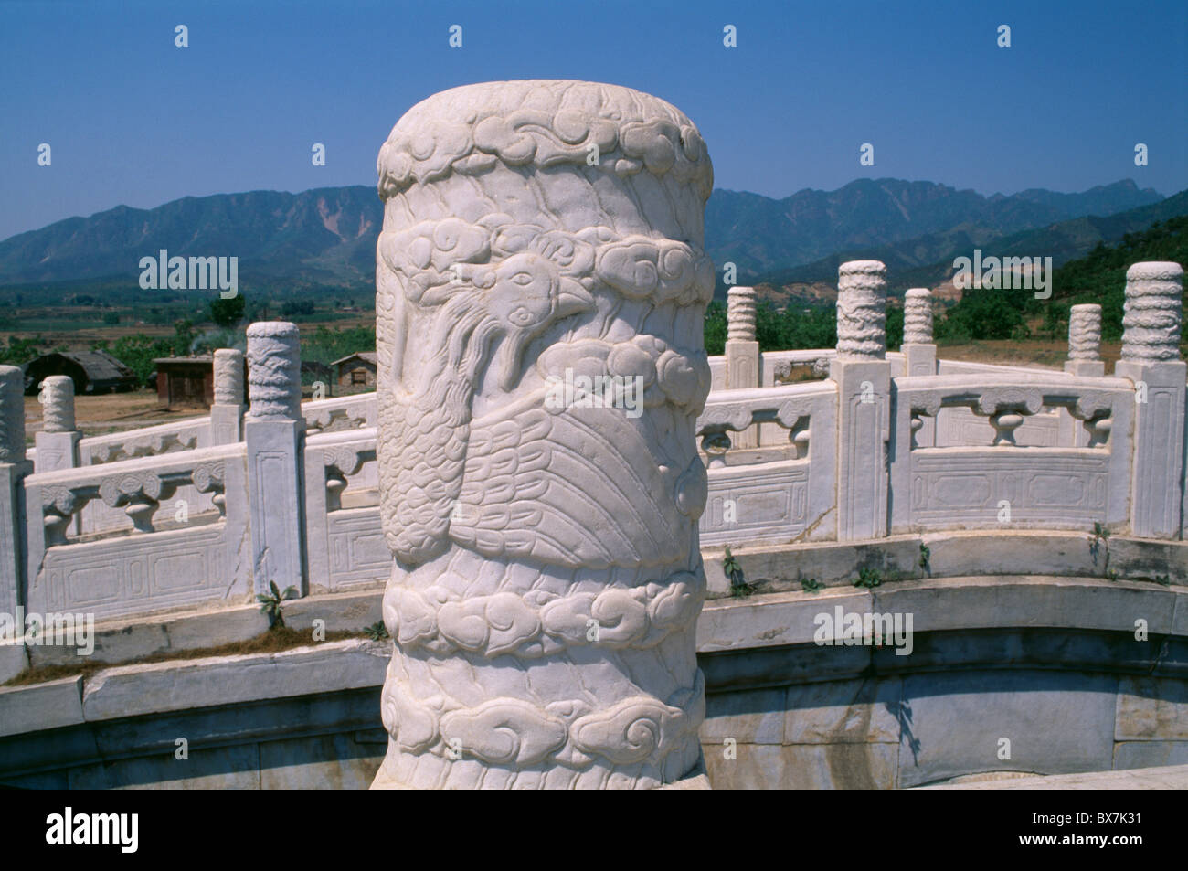 Marble Bridge, Tomb DingLing, Eastern Qing Tombs, Beijing, World ...