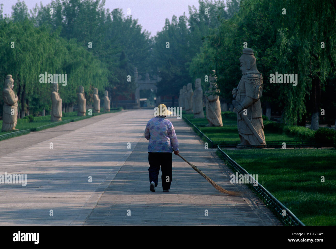 Way of Spirits, Ming-Tombs, Beijing, World Heritage Stock Photo - Alamy