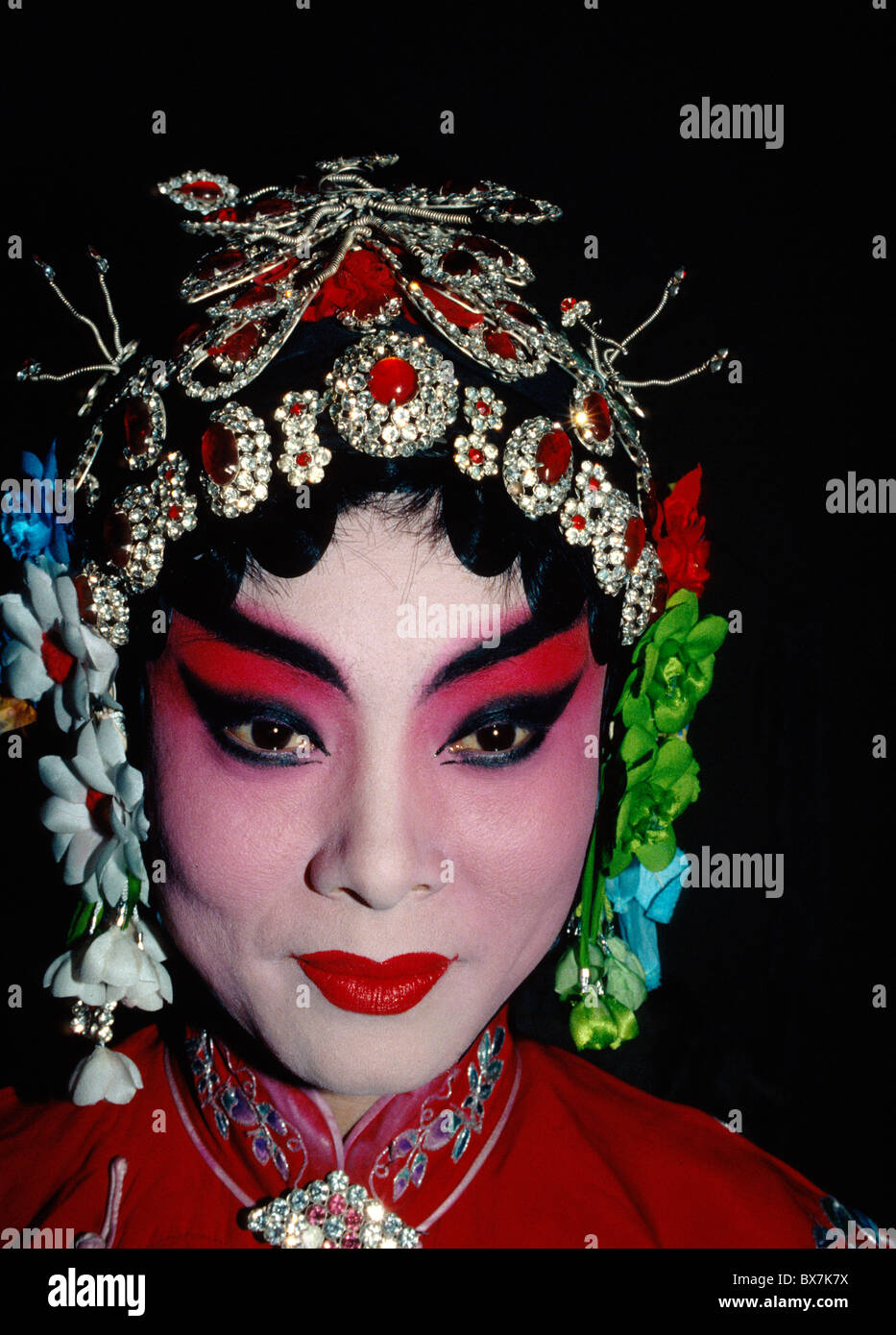 Beijing Opera, female leading Role (Dan), Beijing, China Stock Photo ...
