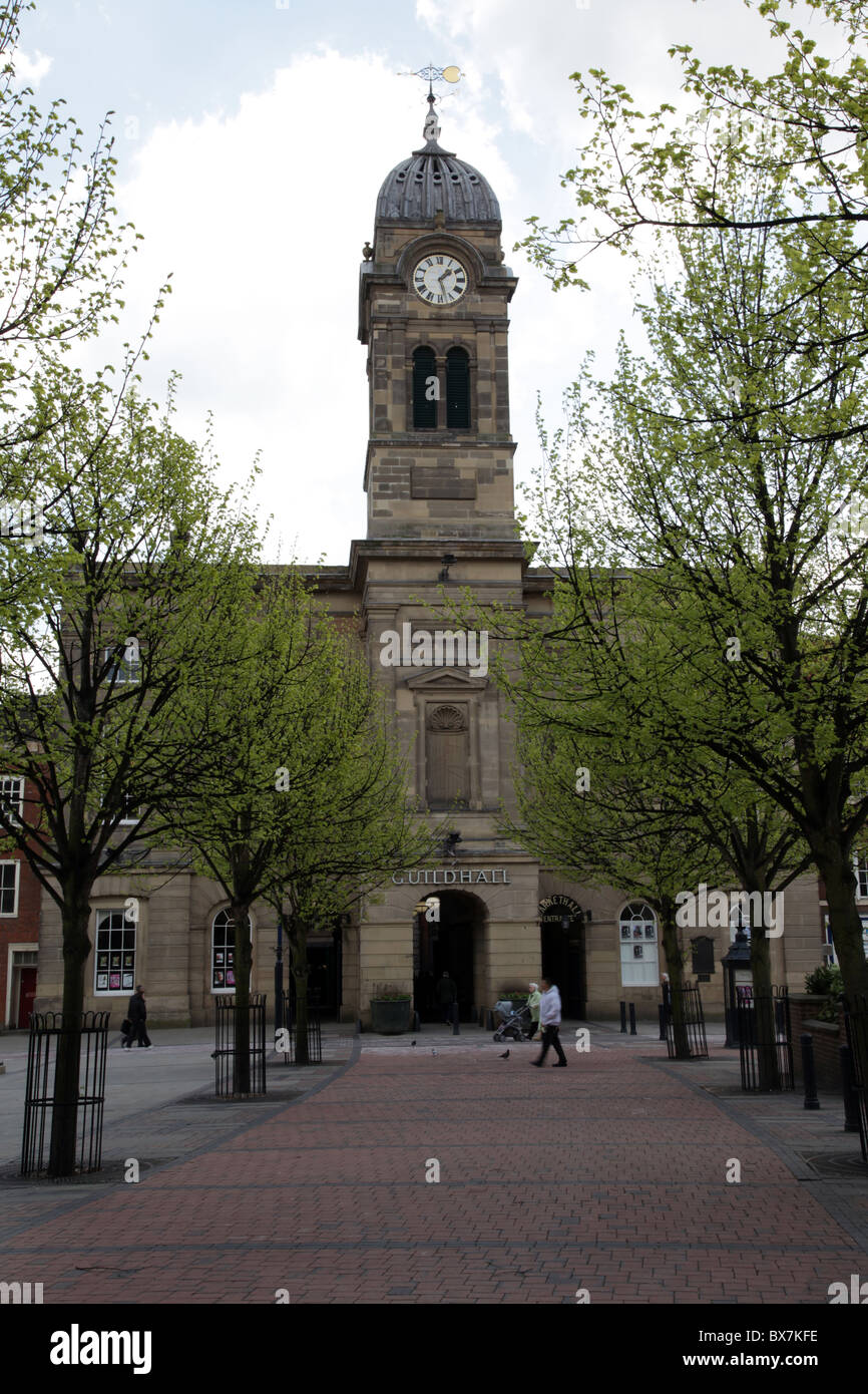 Derby Guildhall on Market Place in Derby Stock Photo - Alamy