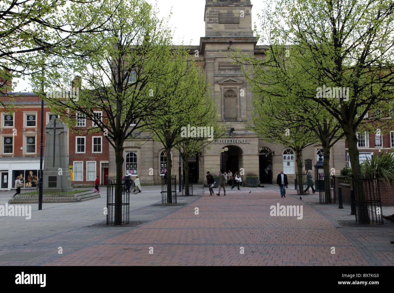 Derby Guildhall on Market Place Stock Photo - Alamy