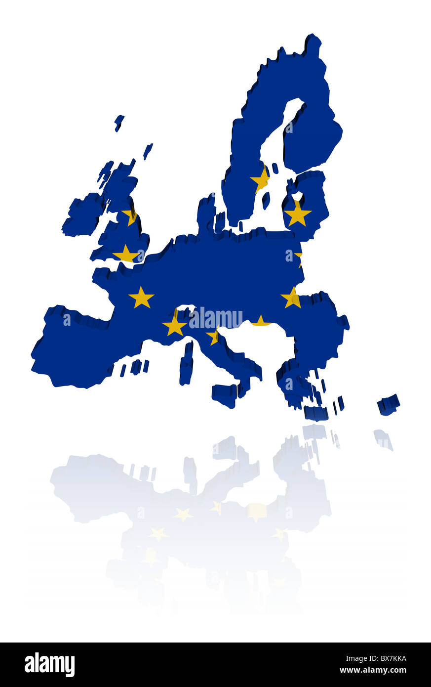 European union map Cut Out Stock Images & Pictures - Alamy