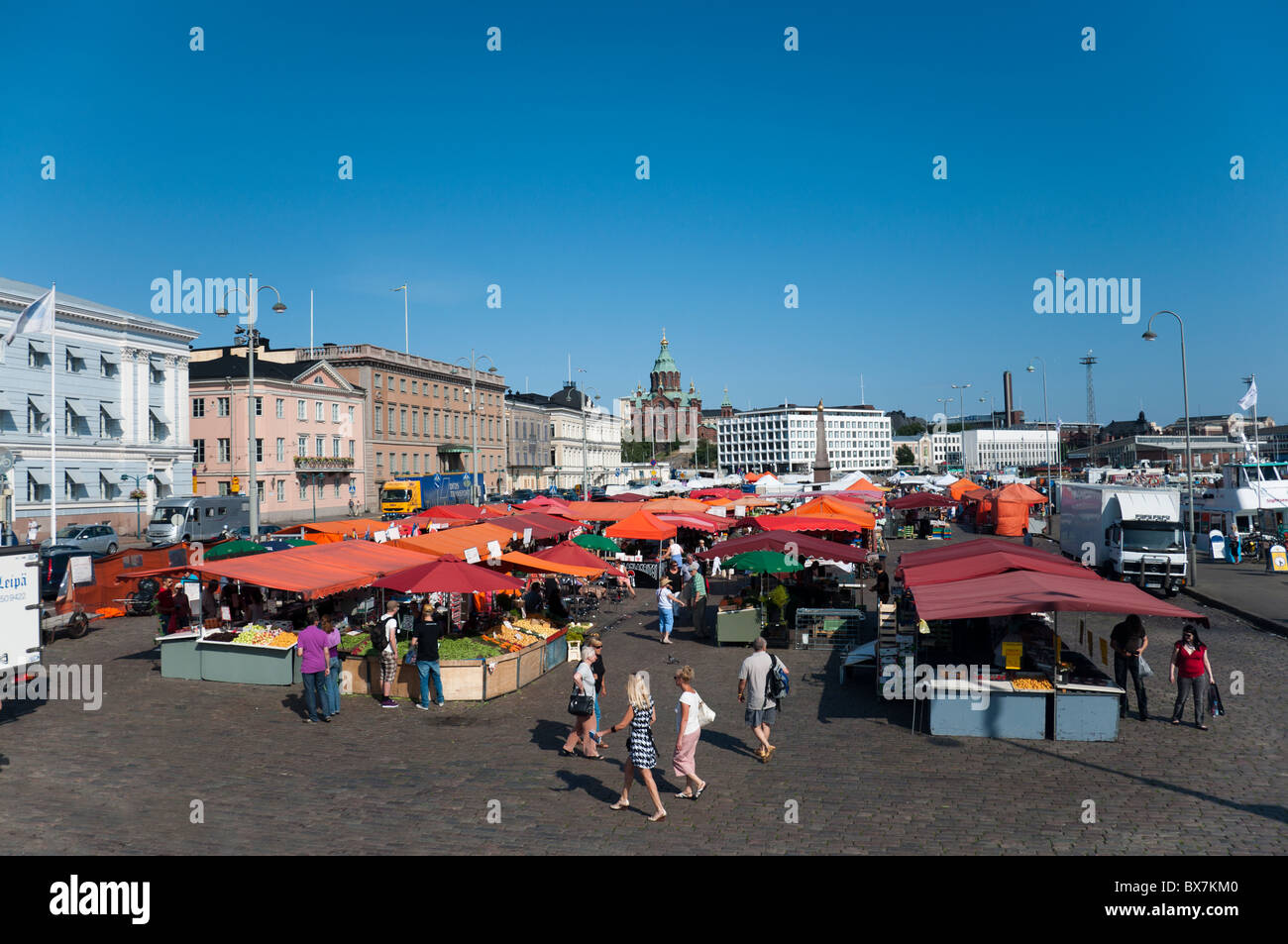 A large market in Helsinki, Finland Stock Photo - Alamy