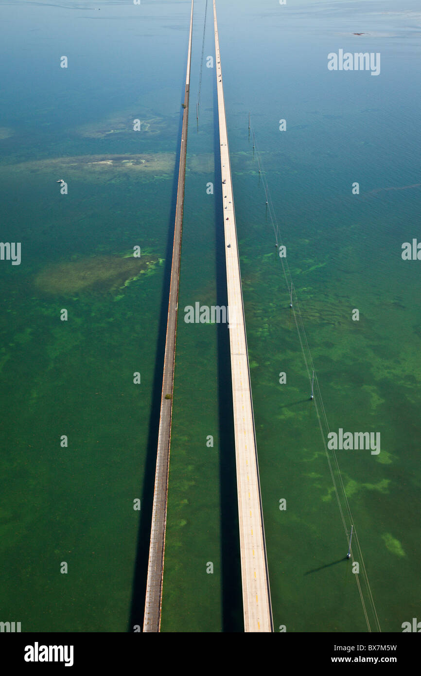 Aerial View Seven Mile Bridge High Resolution Stock Photography and ...