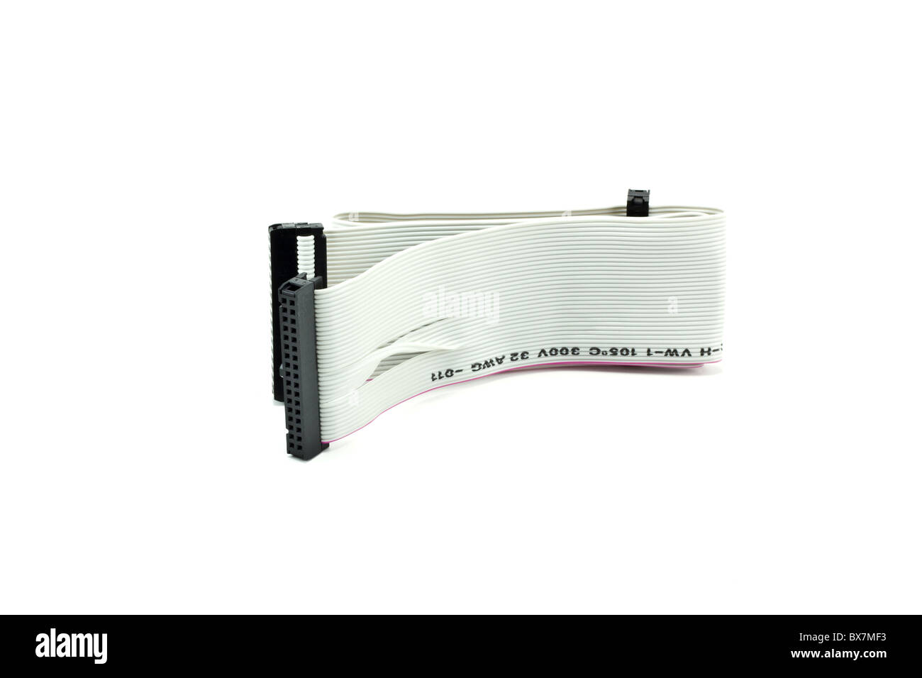 tech cable isolated on a white background Stock Photo - Alamy