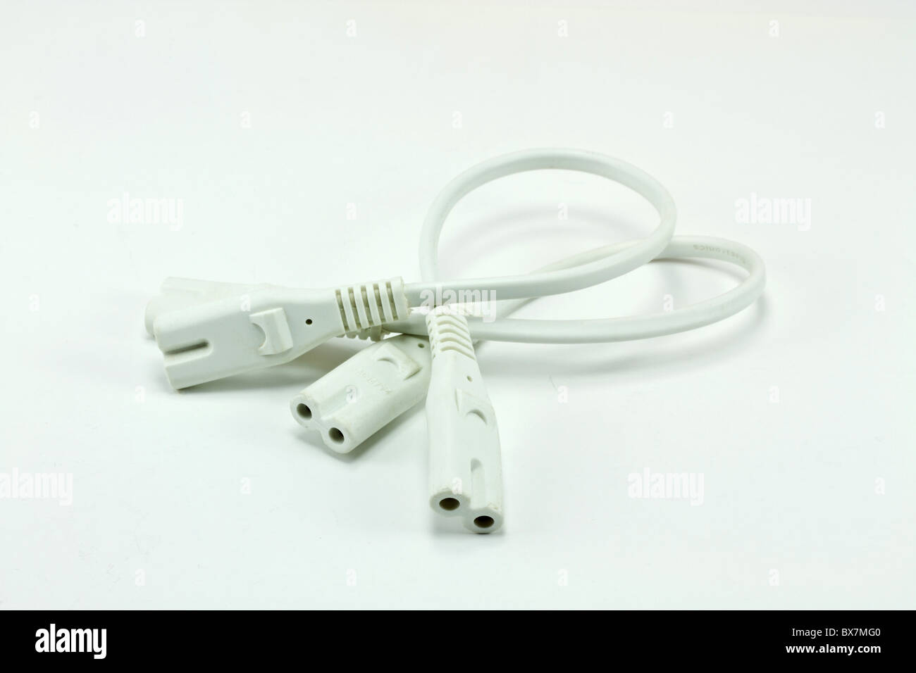 White power cables Stock Photo - Alamy