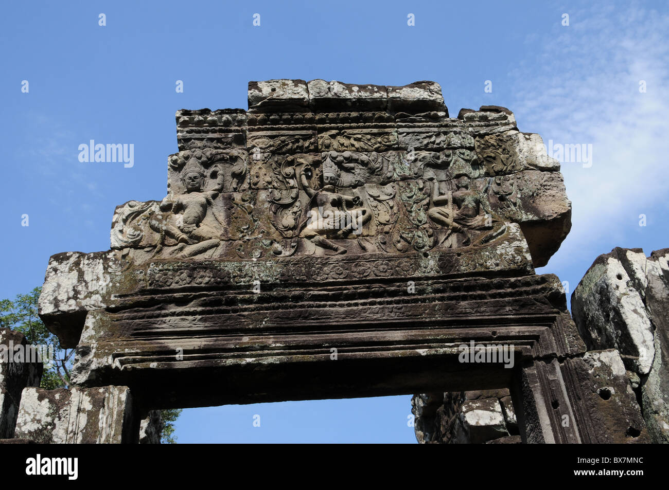 A Gate in Bayon Temple, Angkor Stock Photo - Alamy