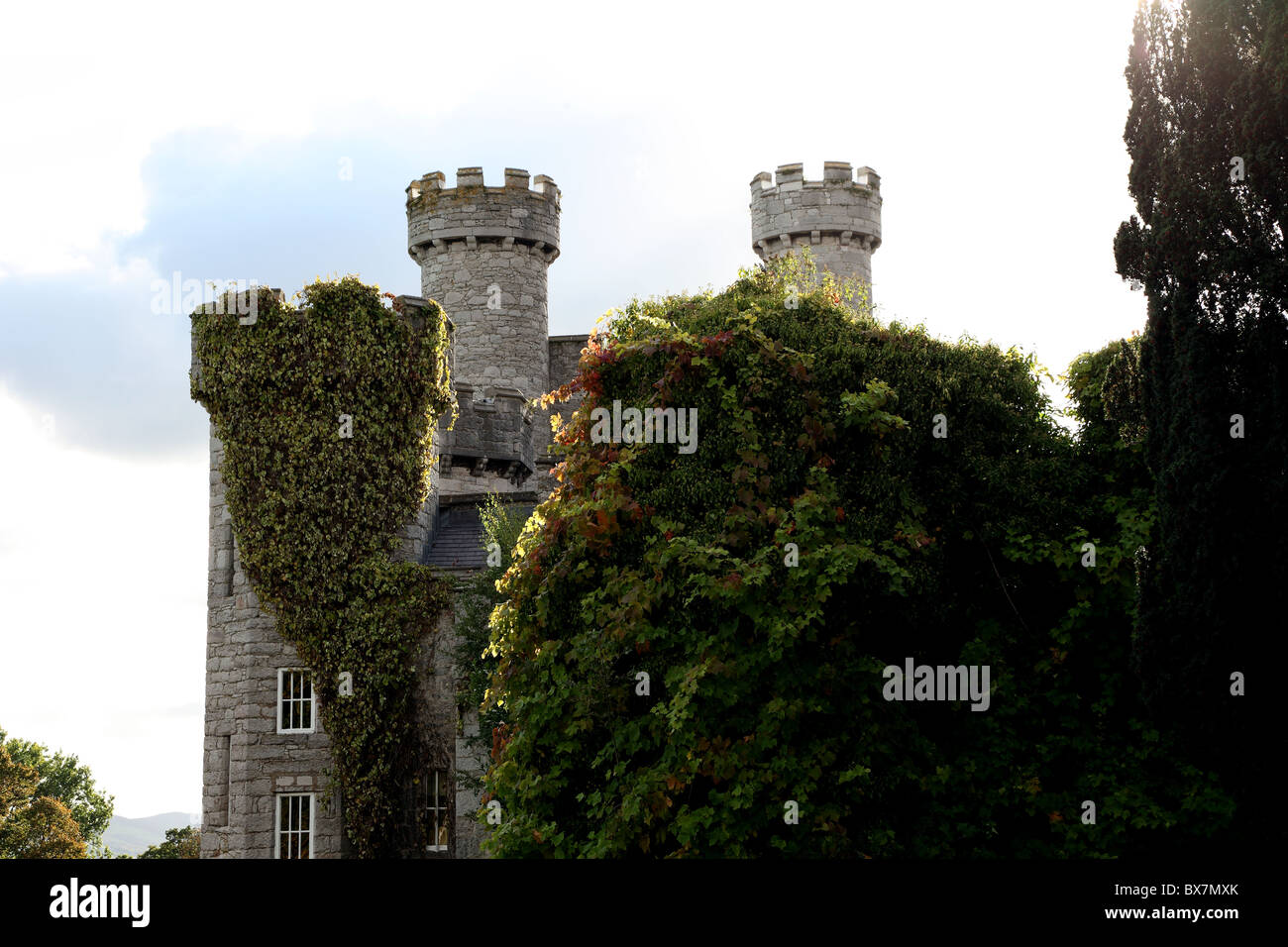 Bodelwyddan Castle near Bodelwyddan Denbighshire North Wales Stock ...