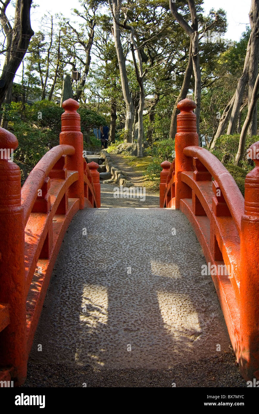 zen bridge in a park in tokyo, japan Stock Photo - Alamy
