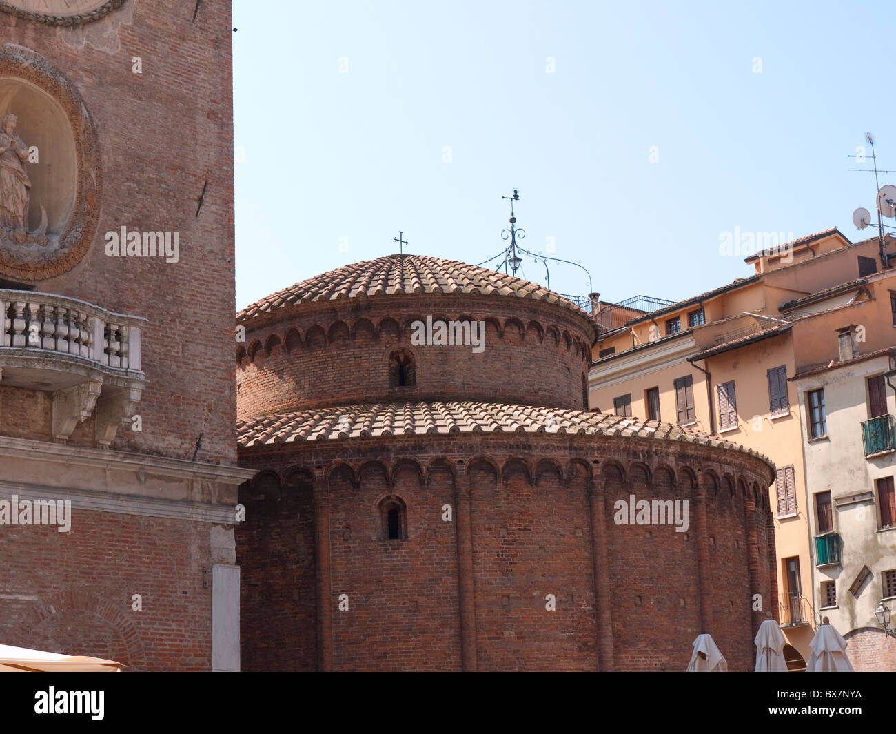 The Rotunda of St Lorenzo in the Medieval City of Mantua in Lombardy ...