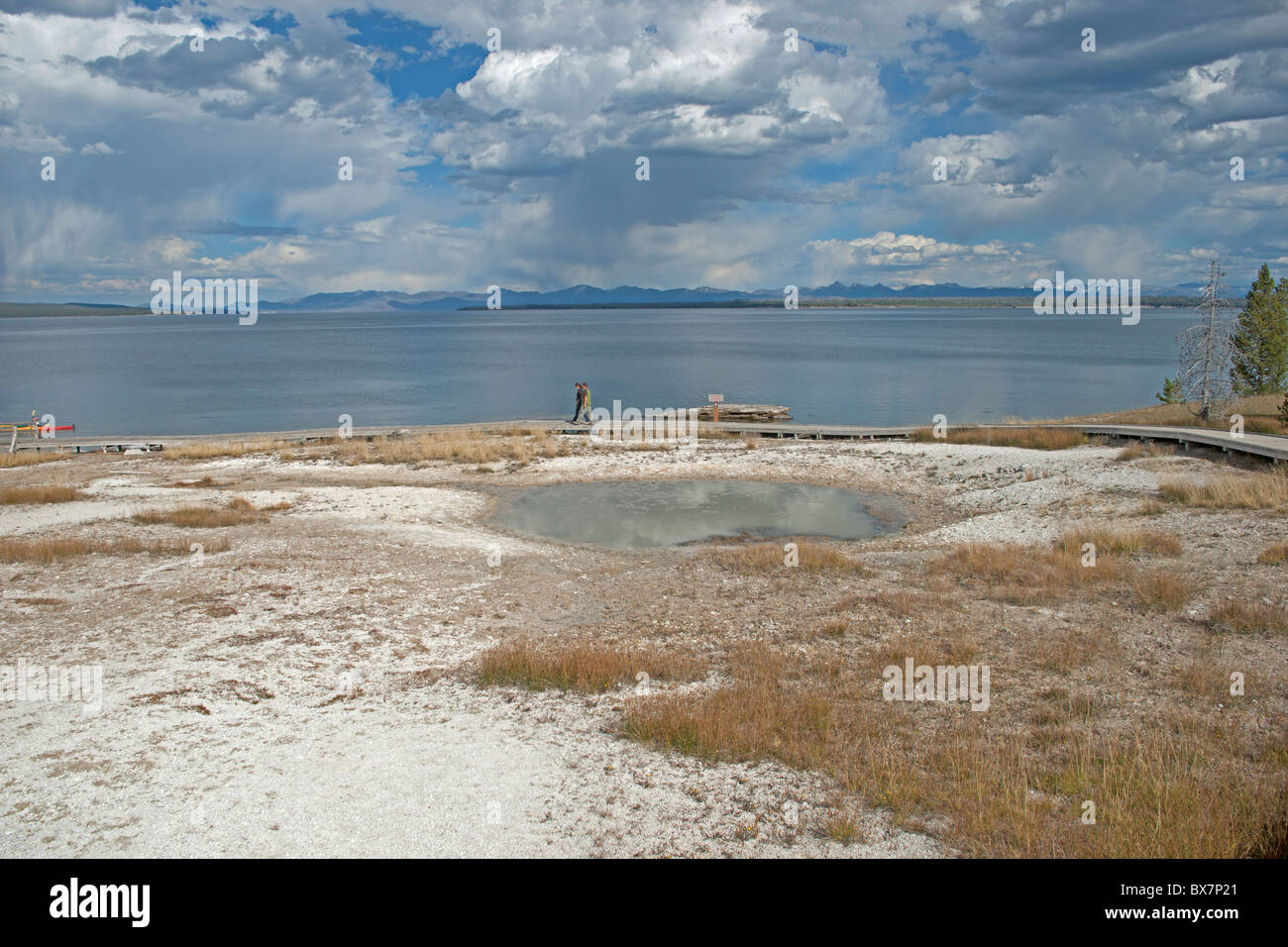 Yellowstone lake located in hi-res stock photography and images - Alamy