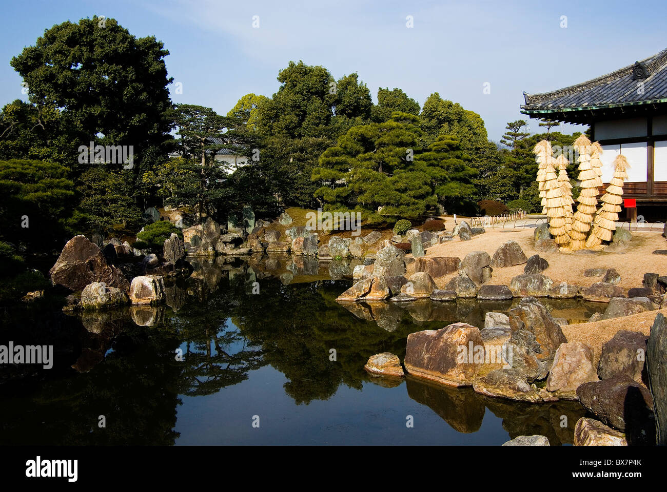 Zen garden at Nijo Castle - Kyoto, Japan Stock Photo - Alamy