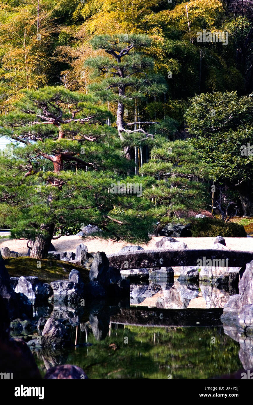 Zen garden at Nijo Castle - Kyoto, Japan Stock Photo - Alamy