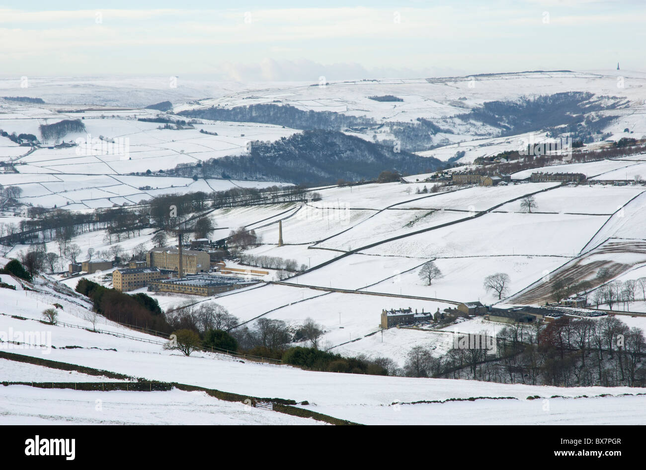 Oats Royd Mill, in the Luddenden Valley, Calderdale, West Yorkshire ...