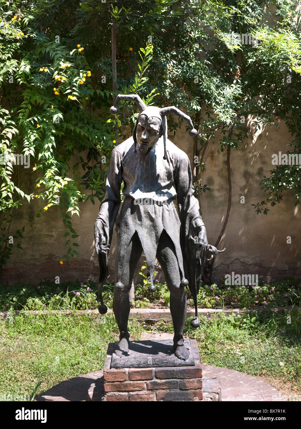 Statue of Rigoletto in the garden of the information centre from the ...