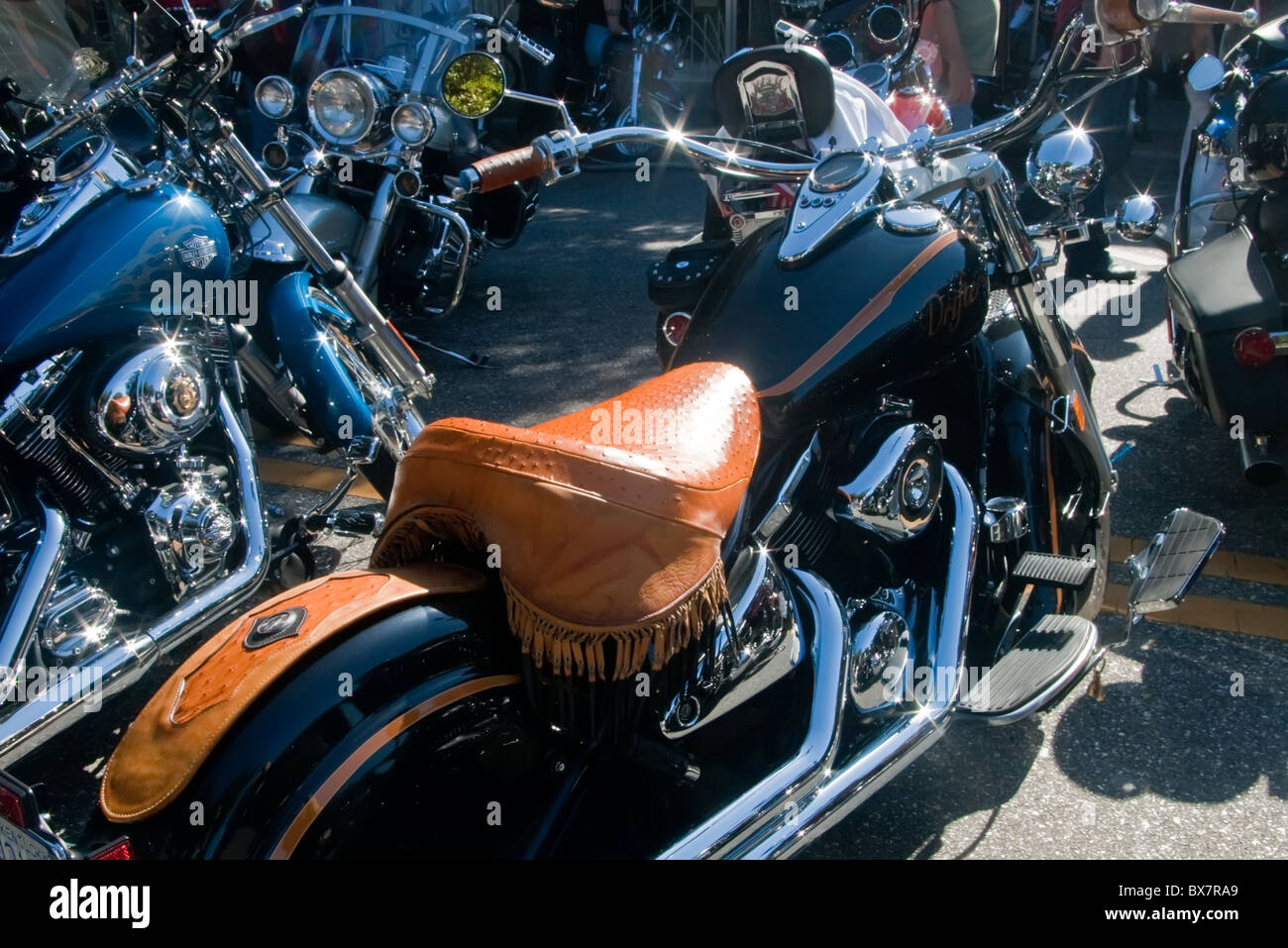 Custom harley davidson motorcycles hi-res stock photography and images ...