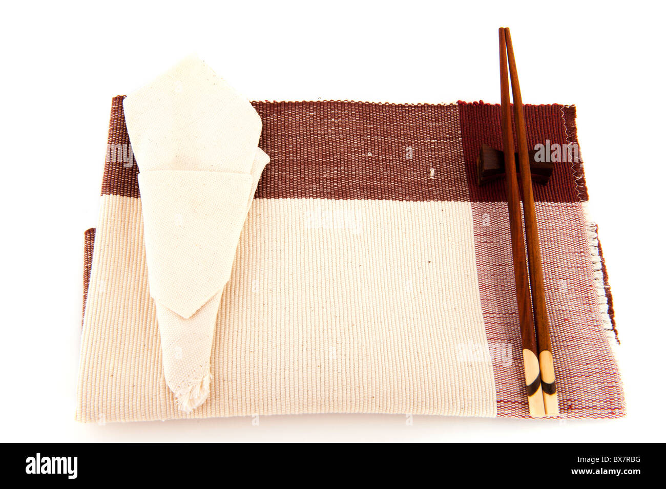 Asian rice table cloth chop hi-res stock photography and images - Alamy