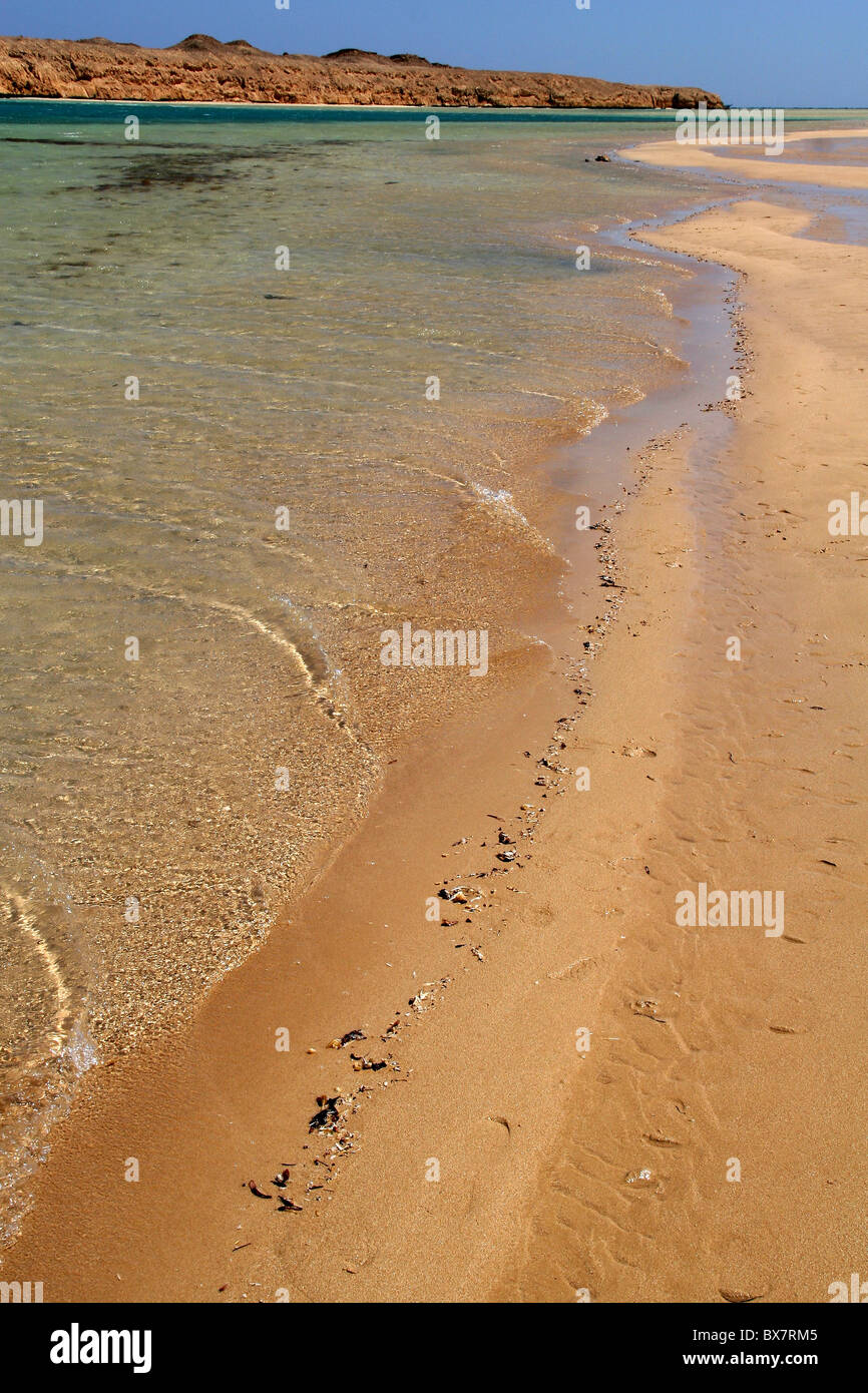 The coast at Ras Mohammed,between the Gulf of Aqaba and the Gulf of ...