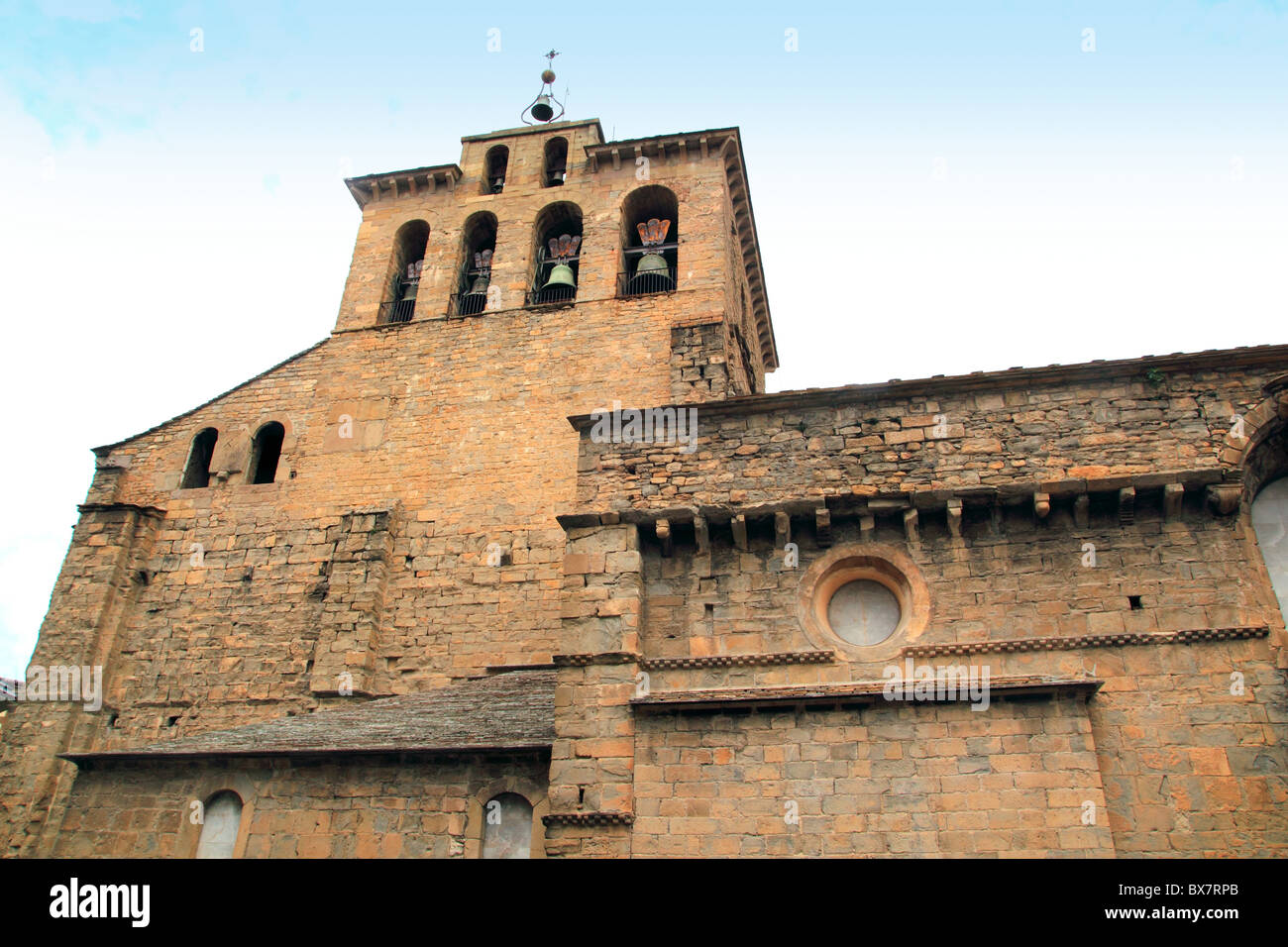 Typical traditional pyrenees architecture huesca hi-res stock ...