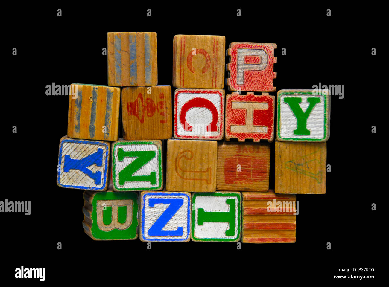 Childrens alphabet blocks hi-res stock photography and images - Alamy