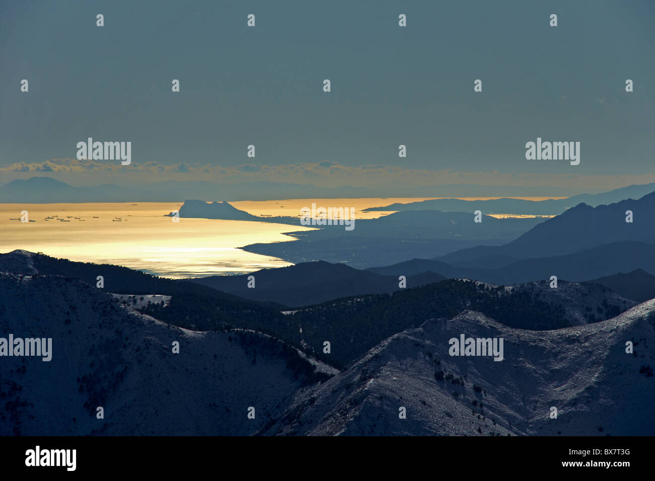 estrecho de gibraltar,Gibraltar Strait,landscape, Andalusia Costa del ...