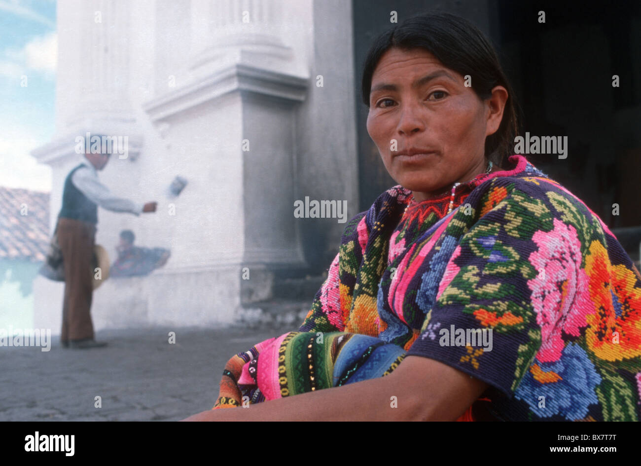 GUATEMALA. NATIVE QUICHE WOMEN IN CHICHICASTENANGO Stock Photo - Alamy