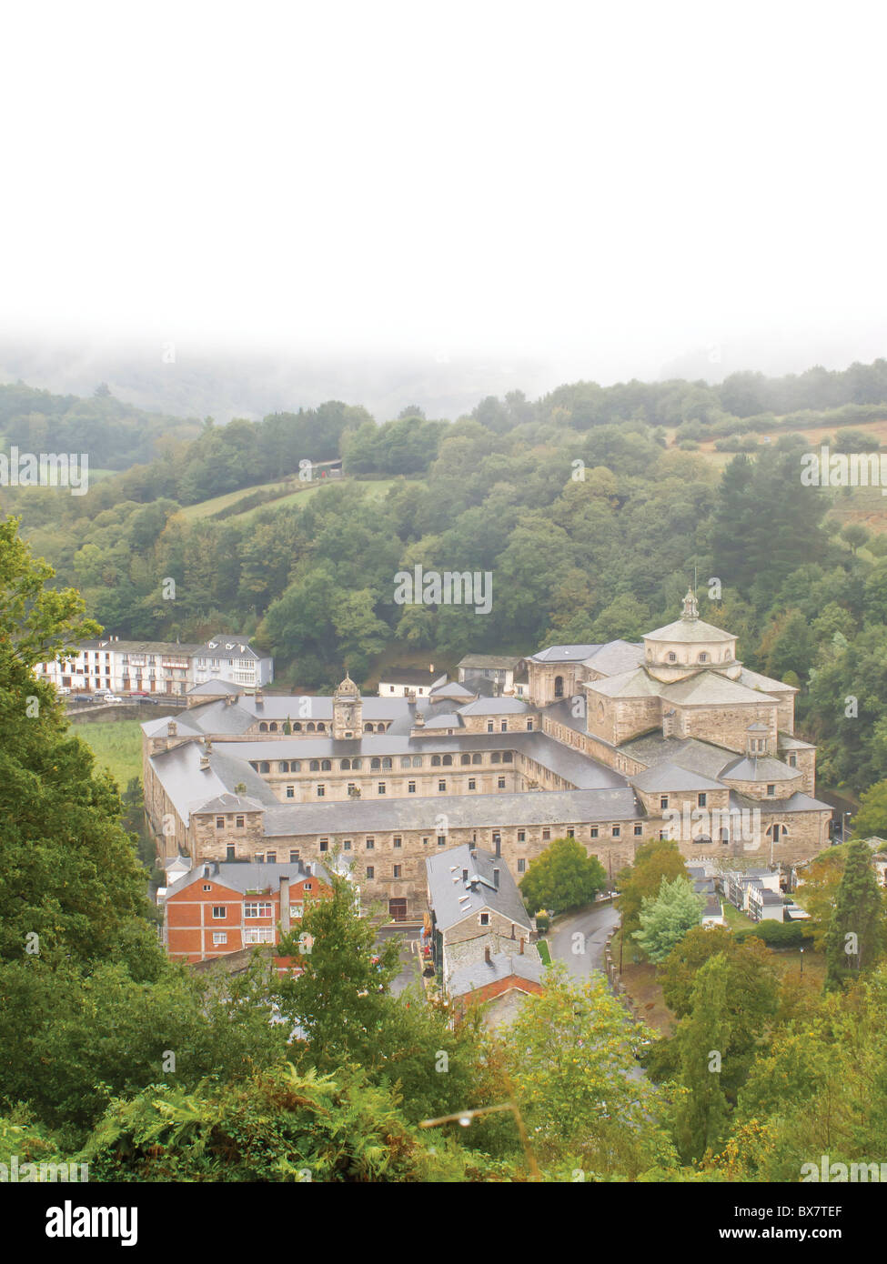 Monasterio de Samos Stock Photo - Alamy