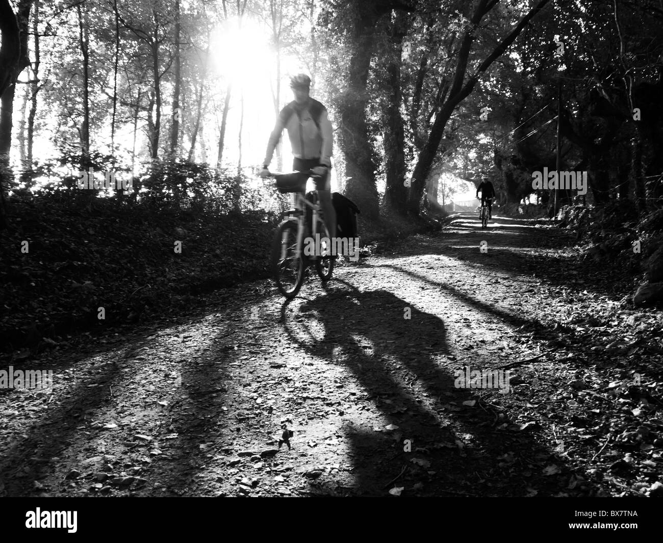 Cyclists track Black and White Stock Photos & Images - Alamy