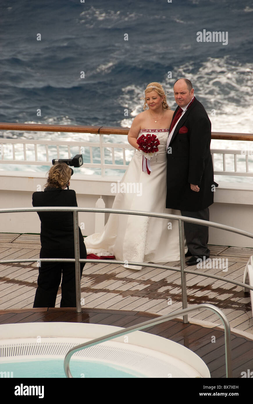 Wedding at Sea Stock Photo - Alamy