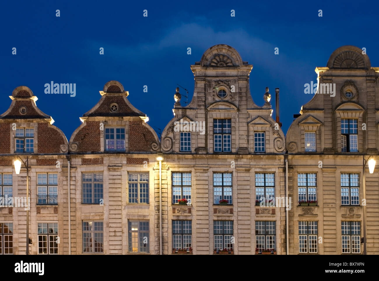 Arras Grand Place at night Stock Photo - Alamy