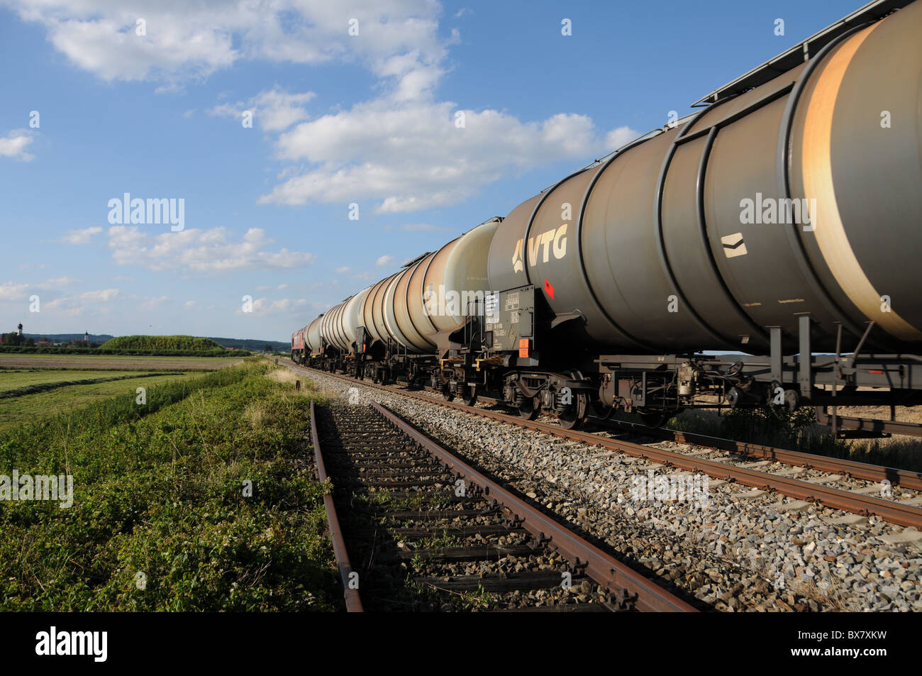German railways freight wagons hi-res stock photography and images - Alamy