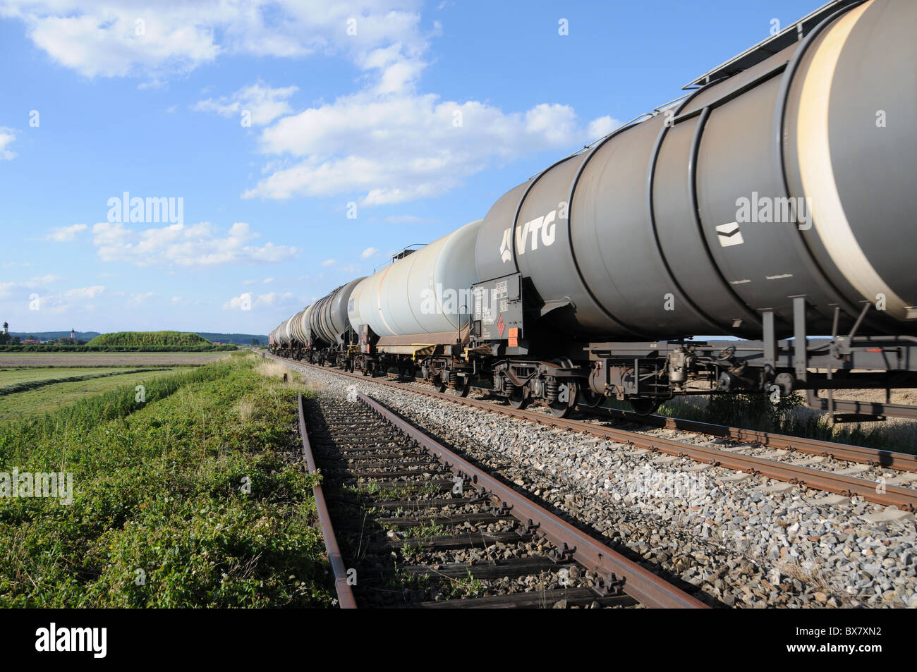 German railways freight wagons hi-res stock photography and images - Alamy