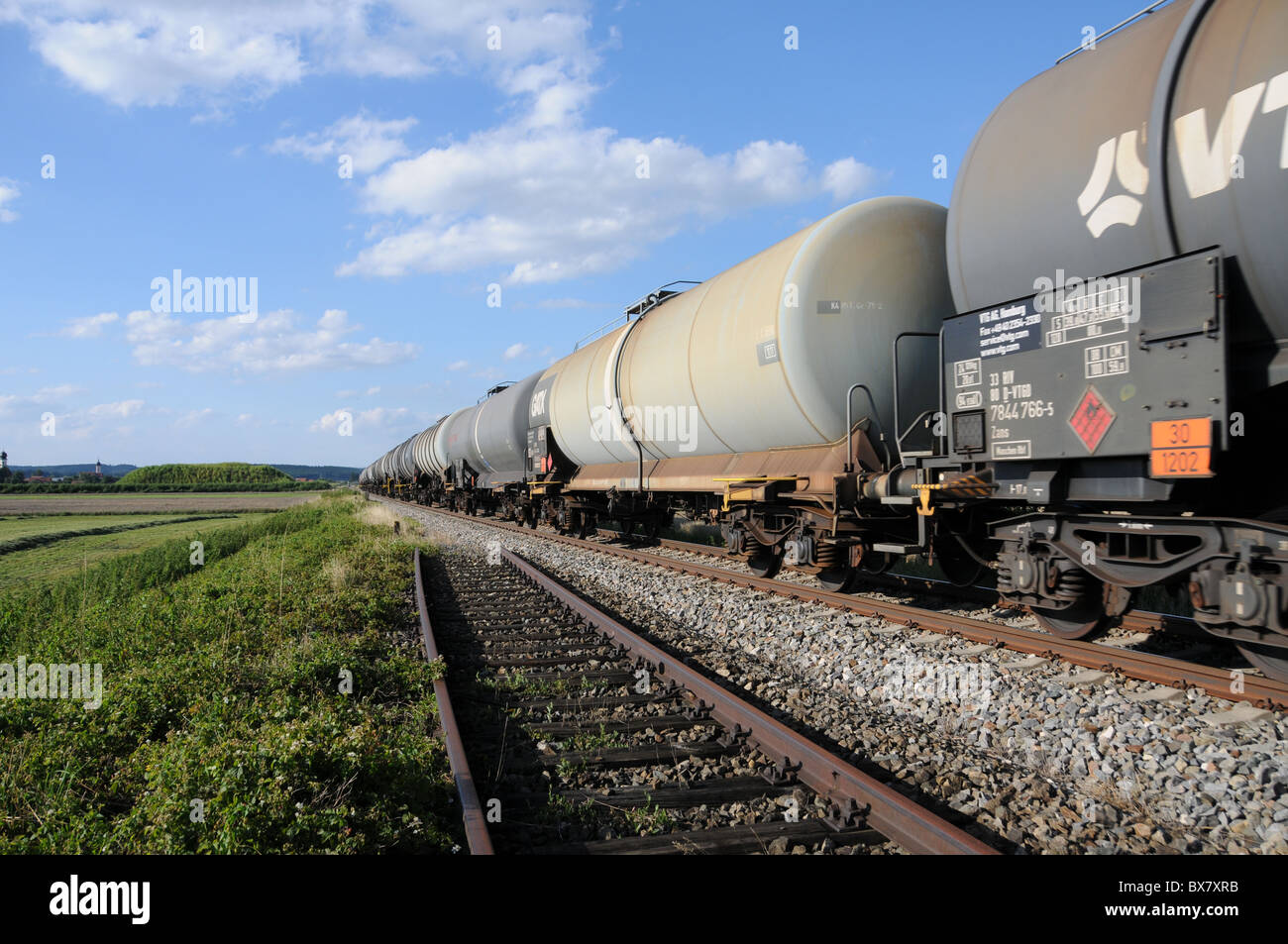 German railways freight wagons hi-res stock photography and images - Alamy