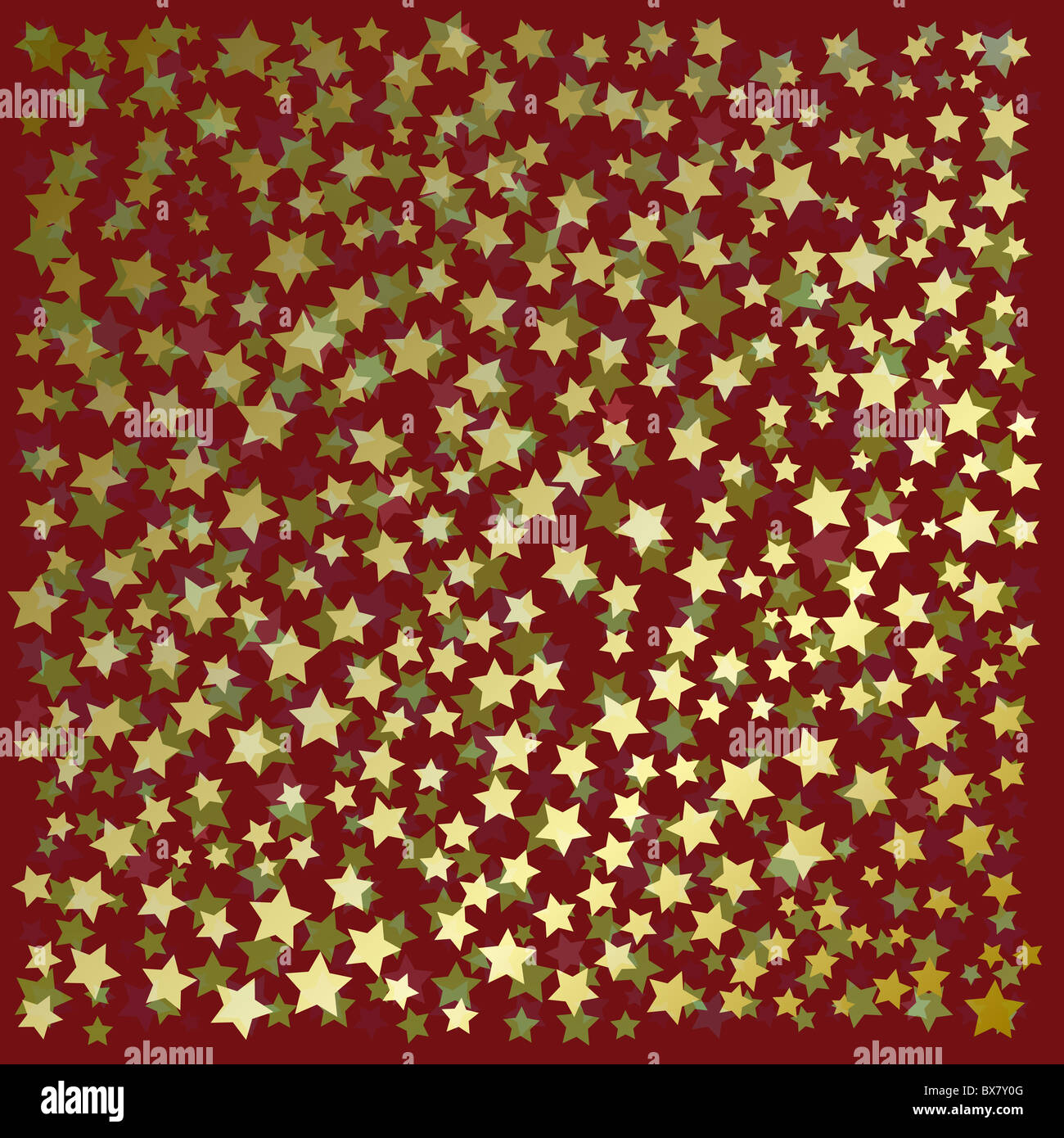 abstract background with gold stars on a red Stock Photo - Alamy