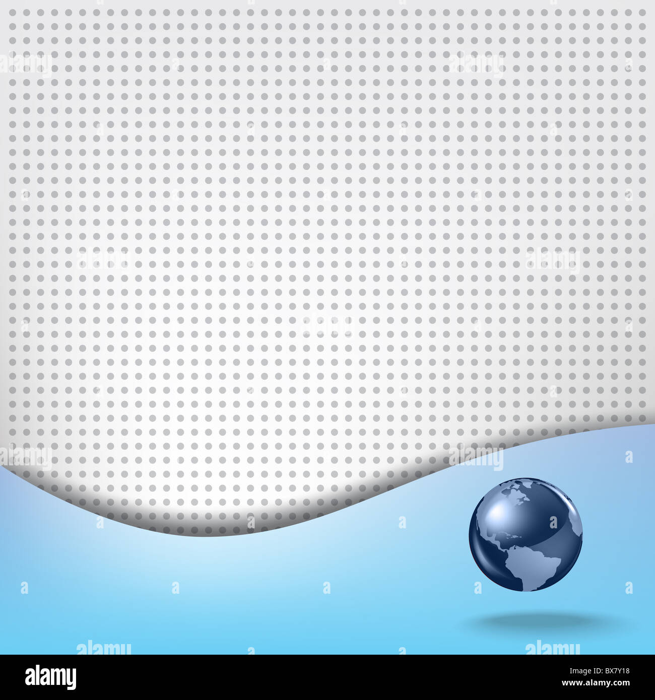 Abstract background with planet earth on a blue Stock Photo - Alamy