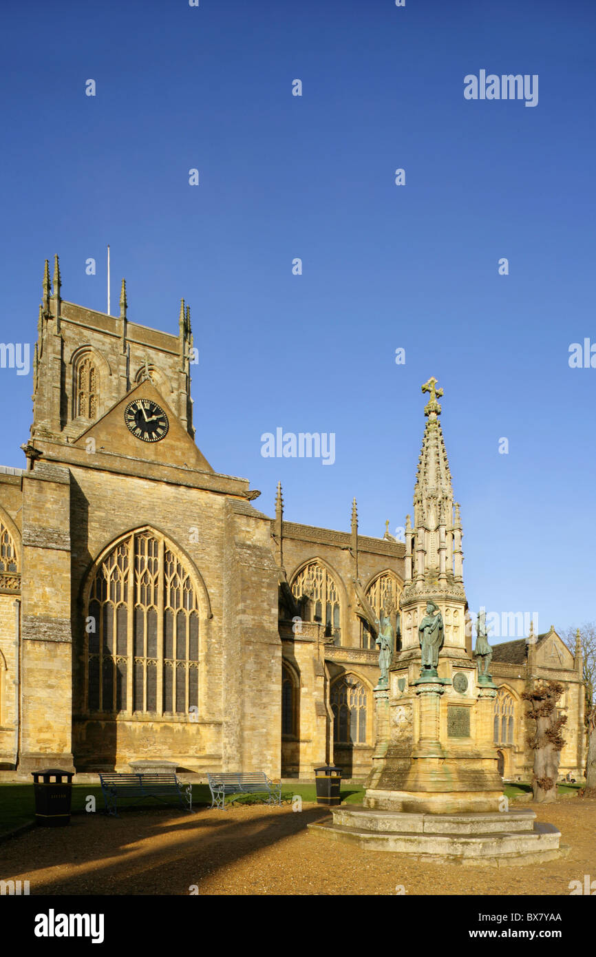 Sherborne Abbey and the Digby Memorial, Dorset, England Stock Photo - Alamy