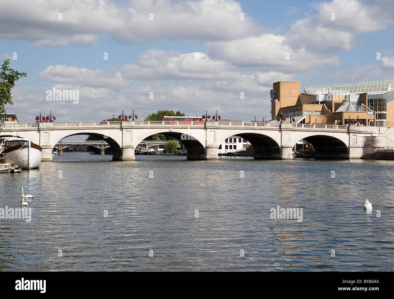 Boating on the River Thames Kingston upon Thames Stock Photo - Alamy