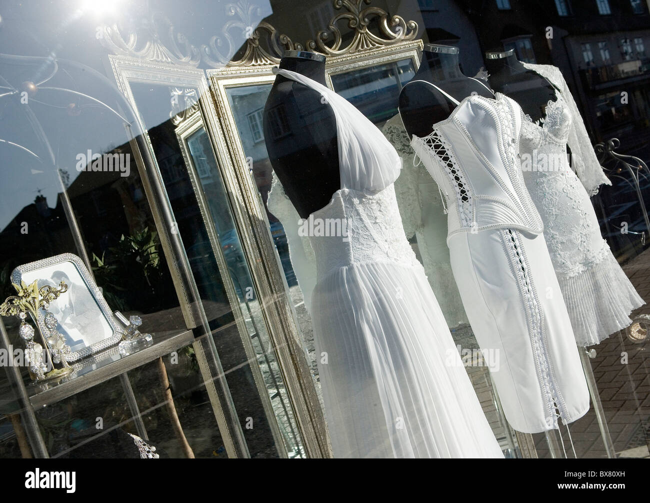 Traditional shop window display UK Stock Photo - Alamy
