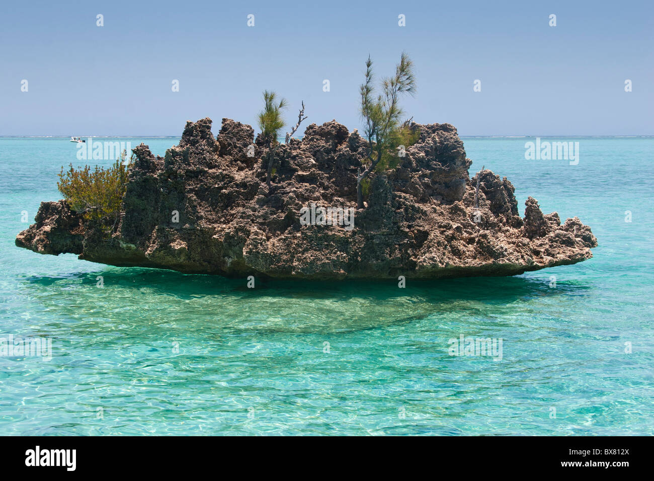 Crystal rock off the South West Coast Mauritius Stock Photo - Alamy