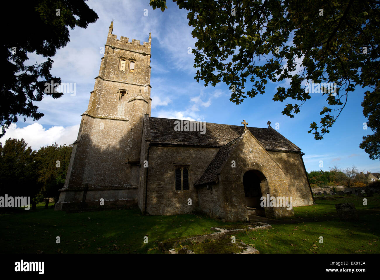 Coates Parish Church Gloucestershire UK Stock Photo - Alamy